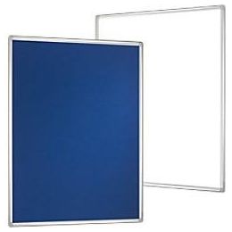 Franken Whiteboard Magnetisch Wandmontage 120 (B) x 90 (H) cm Aluminium Blau, Weiß