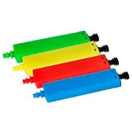 Papstar Luftballons mit Pumpe Farbig sortiert 260 mm x 60 mm