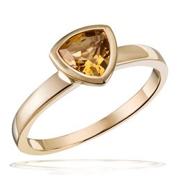 Goldring Goldmaid Fingerringe Gr. 18, Gelbgold 375, goldfarben (gold) Damen Fingerringe