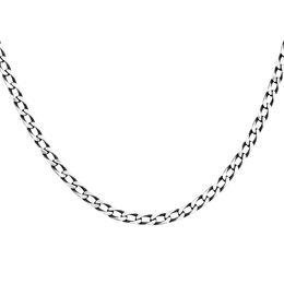 CAI Kette mit Anhänger CAÏ Halsketten Gr. 50cm, Silber 925 (Sterlingsilber), Länge: 50 cm Breite: 2.5 mm, weiß Herren Ketten mit Anhänger