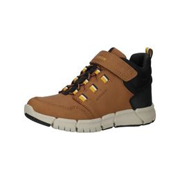 Geox Halbschuh 'Flexyper' Jungen Größe 30 braun / gelb / grau / schwarz