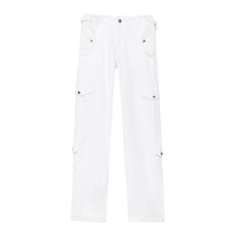 Pull&Bear Pull&Bear Hose Damen Größe 32 weiß