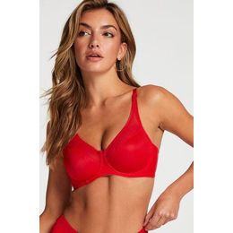 Hunkemöller Hunkemöller Unwattierter Minimizer-Bügel-BH Nina Rot