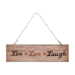 MyFlair Holzschild "Live Love Laugh"