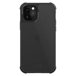 Blackrock Black Rock Cover "Robust Transparent" für Apple iPhone 12/12 Pro, Schwarz