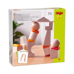 Haba 3D-Legespiel SCHIEFE TÜRME - KUGELN 35-teilig