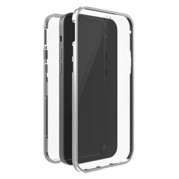 Blackrock Black Rock Cover "360° Glass" für Apple iPhone 14 Plus, Silber