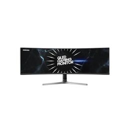 49" Samsung Odyssey C49RG90 - 5120x1440 (DQHD) - 120Hz - (QLED) VA - USB HUB - Curved - 4 ms - Bildschirm *DEMO*