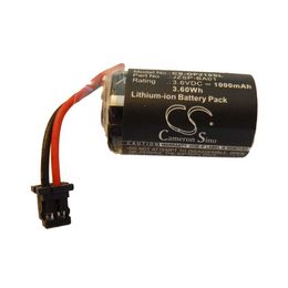 vhbw passend für Omron Sigma 2 absolute encoder, Sigma 2, SGDH ServoRack, Akku Li-Ion 1000 mAh, schwarz