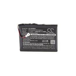 vhbw passend für Cowon iAudio X5L 30GB, X5 30GB (1200 mAh, 3,7 V, Li-Ion) Akku Li-Ion 1200 mAh, schwarz
