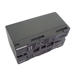 vhbw passend für AshTech ProFlex 800, 500 (4400 mAh, 7,4 V, Li-Ion) Akku Li-Ion 4400 mAh, schwarz