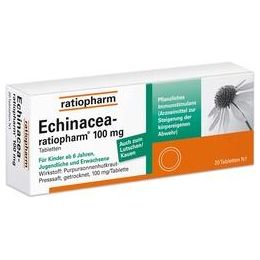 Echinacea-ratiopharm 100 mg Tabletten 20 St