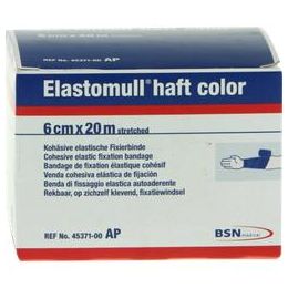 BSN Medical Elastomull haft color 6 cmx20 m Fixierb.blau 1 St
