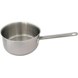 Gastro Stielkasserolle Ø 18 cm 1,5 Liter Edelstahl Kochtopf Ofenfest Induktion