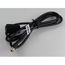 vhbw passend für Ford ab Bj. 2002 Mondeo Tablet / Fahrzeug / Mobilfunk Audio-Kabel, schwarz
