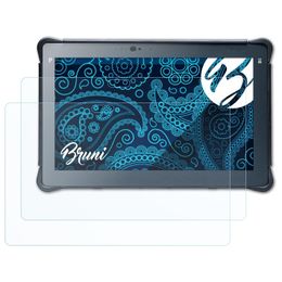 Bruni Schutzfolie Glasklare Displayschutzfolie für R11 Tablet, (2 Folien), praktisch unsichtbar, weiß