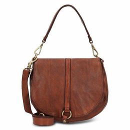 Campomaggi Schultertasche Leder 29 cm cognac