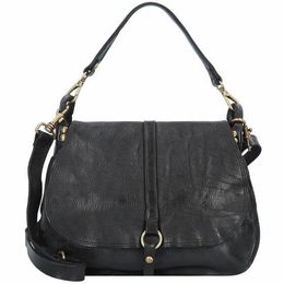 Campomaggi Schultertasche Leder 41 cm nero