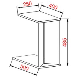 Vcm Holz Beistelltisch Couchtisch Sofatisch Wohnzimmertisch Kaffeetisch Nachto M