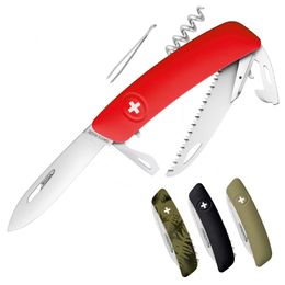 SWIZA Schweizer Messer D05/C05 Taschenmesser 4 Farben Klappmesser 12 Funktionen Farbe: Khaki