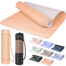 EliteAthlete® Yogamatte - Apricot Ivory