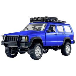 Amewi JC-X12 Scale Blau Brushed 1:12 RC Modellauto Elektro Geländewagen Allradantrieb (4WD) RtR 2,4 GHz Inkl. Akku und Ladegerät