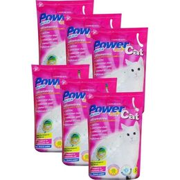 6 x 5= 30 Liter Power Cat Magic Silikat Katzenstreu Powercat Streu