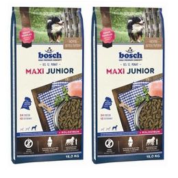 2 x 15 kg Bosch Maxi Junior Hundefutter für Welpen großer Rassen