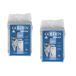 pet-earth Golden Grey ODOUR 2 x 14 kg Katzenstreu OHNE DUFT