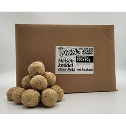 ca. 100x 90g Futterbauer Meisenknödel mit Insekten ohne Netz Vogelfutter Wildvogelfutter