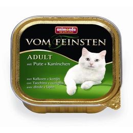 animonda vom Feinsten Adult mit Pute & Kaninchen 32 x 100g Schale