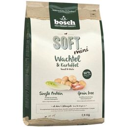 Bosch HPC SOFT MINI Wachtel und Kartoffel 2,5 kg getreidefrei für kleine Rassen