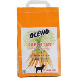 OLEWO Karotten Pellets für Hunde 5 kg Beifutter für alle Hunderassen