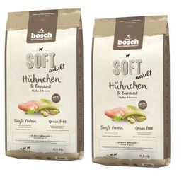 Bosch Soft Hühnchen & Banane 2 x 12,5 kg