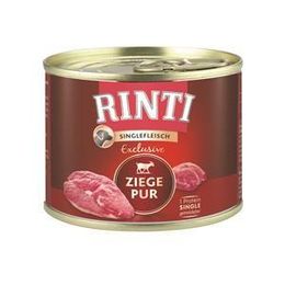 Rinti Singlefleisch Exclusive Ziege Pur 12 x 185g Hundefutter