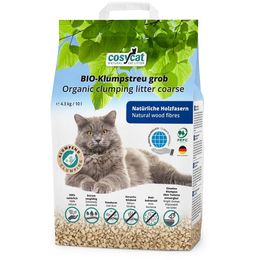 10L CosyCat Bio-Klumpstreu GROB aus Holz 100% natürliches Katzenstreu