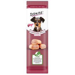 Dokas Dog Snack Hühnchen-Rolle mit Rind 32 x 10g Hundesnack