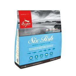 Orijen Six Fish Cat 1,8 kg frische Pazifiksardine Hecht Makrele Flunder