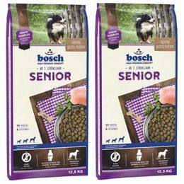 2 x 12,5 kg= 25 kg Bosch Senior Hundefutter für ältere Hunde ab dem 7./8. Lebensjahr