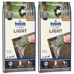 2x12,5kg= 25kg Bosch Light Hundefutter für übergewichtige Hunde