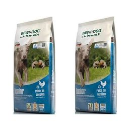 Bewi Dog Junior 2 x 12,5 kg Hundefutter für Junghunde größerer Rassen