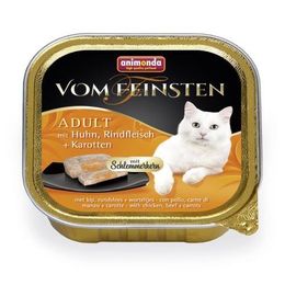 animonda Vom Feinsten mit Schlemmerkern mit Huhn,Rindfleisch & Karotten 32 x100g