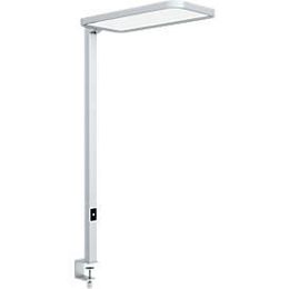 LED Tischklemmleuchte dotlux STUDIOButler Table, 80 W, 8800 lm, 4000 K, direkt/indirekt leuchtend, stufenlos dimmbar, Klemmweite 60 mm, Aluminium