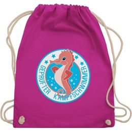 Shirtracer Turnbeutel Seepferdchen Schwimmer