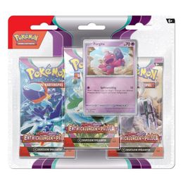 POKÉMON Sammelkarte Forgita 3 Booster-Packs Pokemon Karten deutsch Karmesin & Purpur