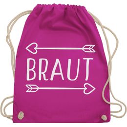 Shirtracer Turnbeutel Braut Pfeile