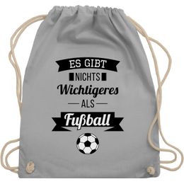 Shirtracer Turnbeutel Es gibt nichts Wichtigeres als Fußball