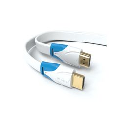 JAMEGA HDMI Kabel Flach 4K Ultra HD 2160p 1080p 3D ARC CEC 3m