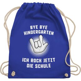 Shirtracer Turnbeutel Bye Bye Kindergarten Ich rock jetzt die Schule Hand