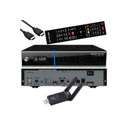 Gigablue UHD Trio 4K DVB-S2X + DVB-T2/C Combo inklusive 1200 Mbits Wifi Stick SAT-Receiver